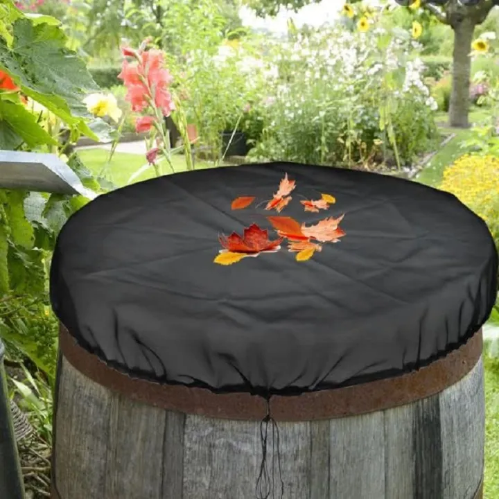 Mesh Cover Netting For Rain Barrels Water Collection Buckets Cover ...