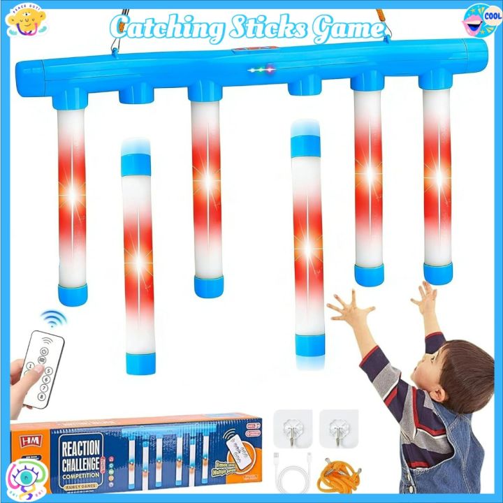 Reflex Game Challenge Catching Sticks Game Drop Catch Win Reaction ...