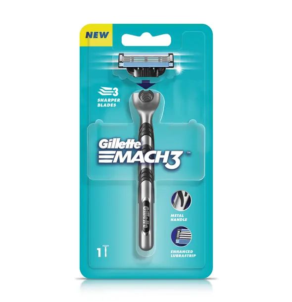 Gillette Mach3 with 3 sharp Razor blade | Daraz.com.bd