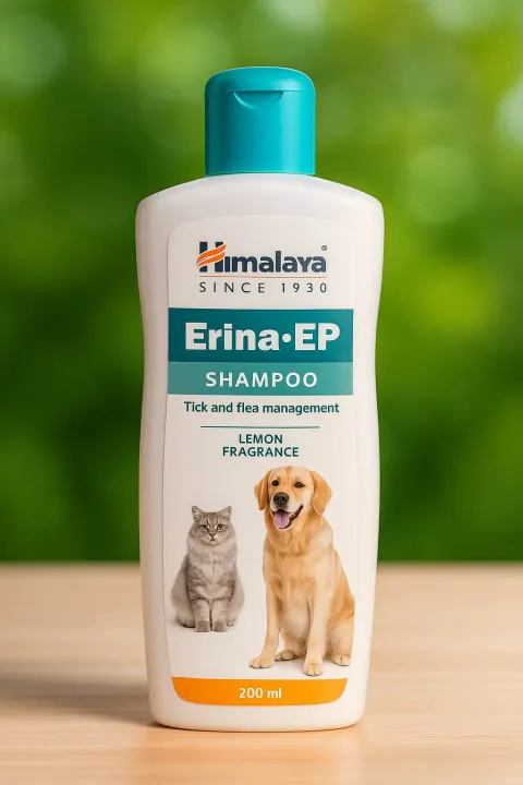 Himalaya Erina-EP Shampoo for Dogs & Cats - 200ml | Tick & Flea ...