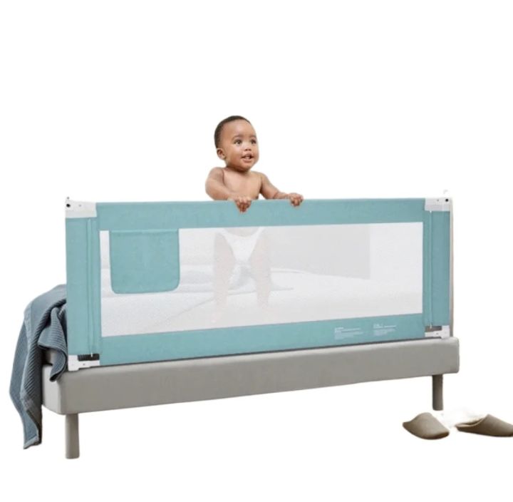 KidsSansar - Vertical Lifting Portable Bed Lattice, Bed Guard, Bed Rail ...
