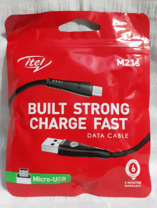 Fast charging,Data cable,Charging Cable, itel Icd- m21s, 2.1 amp, USB ...