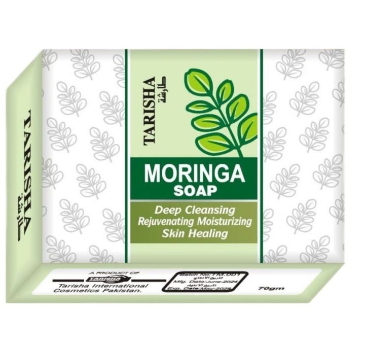 Tarisha Moringa Soap 80gm for face glowing | Daraz.pk