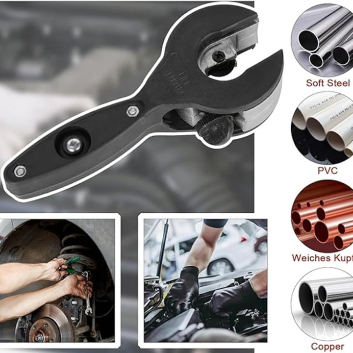 Ratcheting Tubing Cutter 8-29mm Universal Pipe Cutter Stainless Steel ...