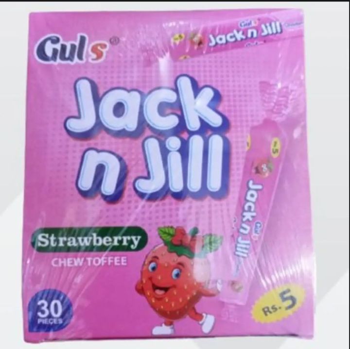 Jack & Jill Strawberry Chew Candy - Pack of 30 Pcs | Daraz.pk