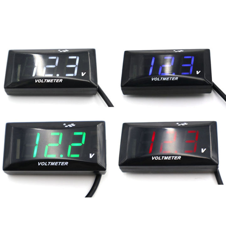 Mini LED Display Digital Voltmeter Panel Volt Voltage Meter Tester ...