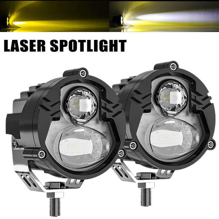 3''Laser Headlights for Wrangler High Beam Laser Spotlights Super ...