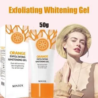MINTOX Orange Exfoliating Whitening Gel Body Scrub Facial Exfoliating ...