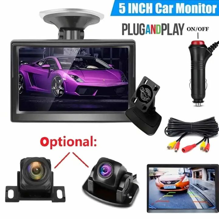Bileeko 5 Inch Monitor & Wired Camera - Color LCD Universal Night ...