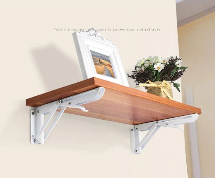 space saving wooden top wall mounted folding kitchen shelf for folding ...