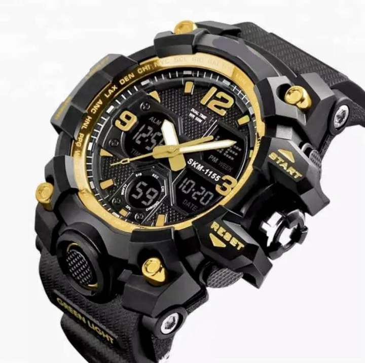 New Digital Dual Time Sport Water Proof Fashion Watch For Men | Daraz.lk