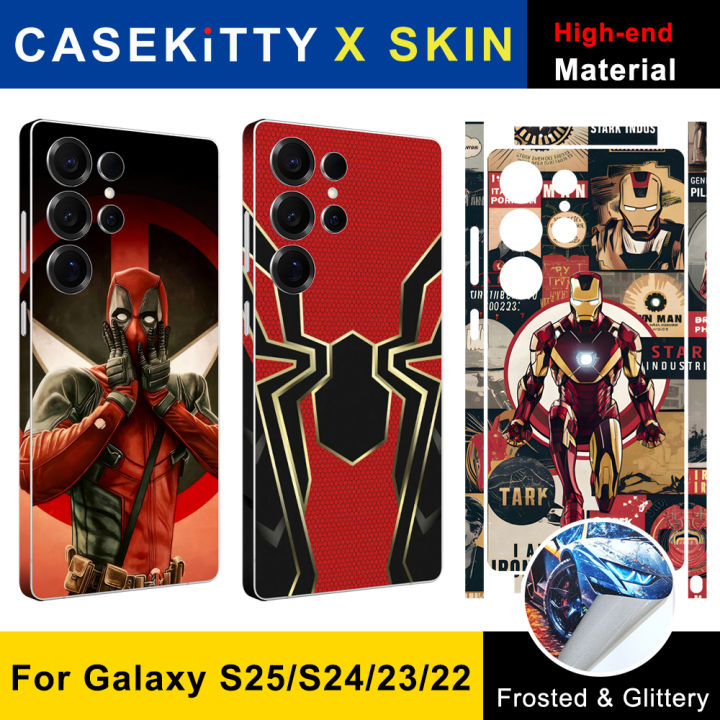 CASEKiTTY Skin For Galaxy S25 Ultra Sticker Samsung S24 S23 Plus Back ...