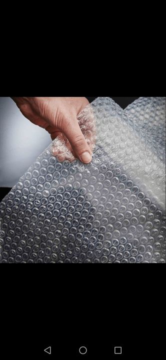 Bubble wrap clear (30cm x 30cm) 10 pices | Daraz.lk