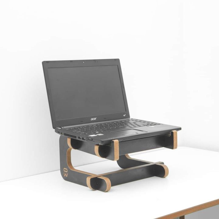 Laptop Stand Made with High Quality MDF Lasani, Portable Stand, Self ...