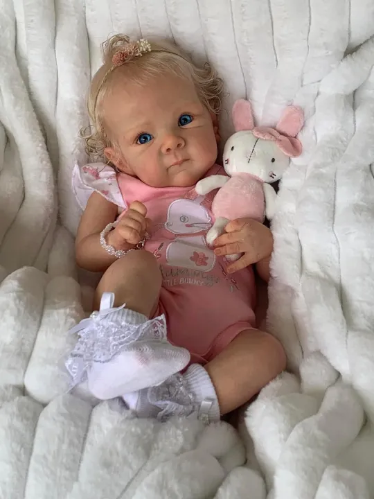 NPK 18inch Newborn Lifelike Doll Soft Touch Reborn Baby Bettie with 3D ...