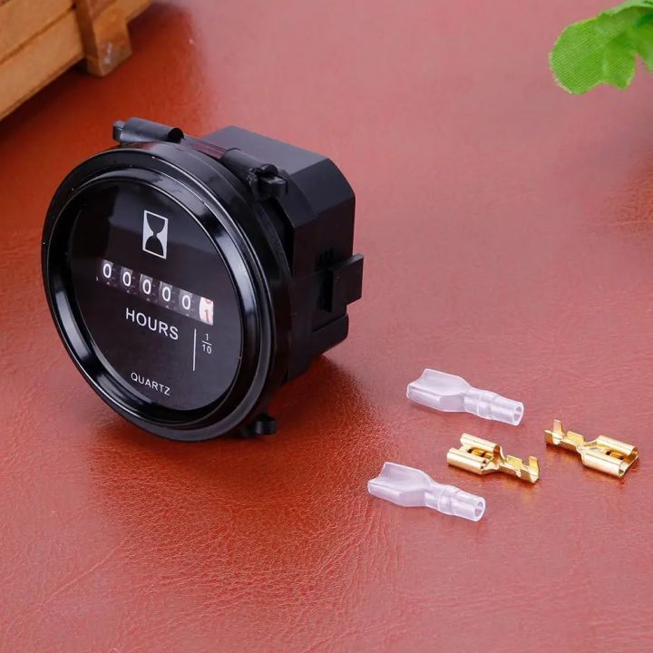 Digital Hour Meter Round Machinery Timer High Precision Time Counter ...
