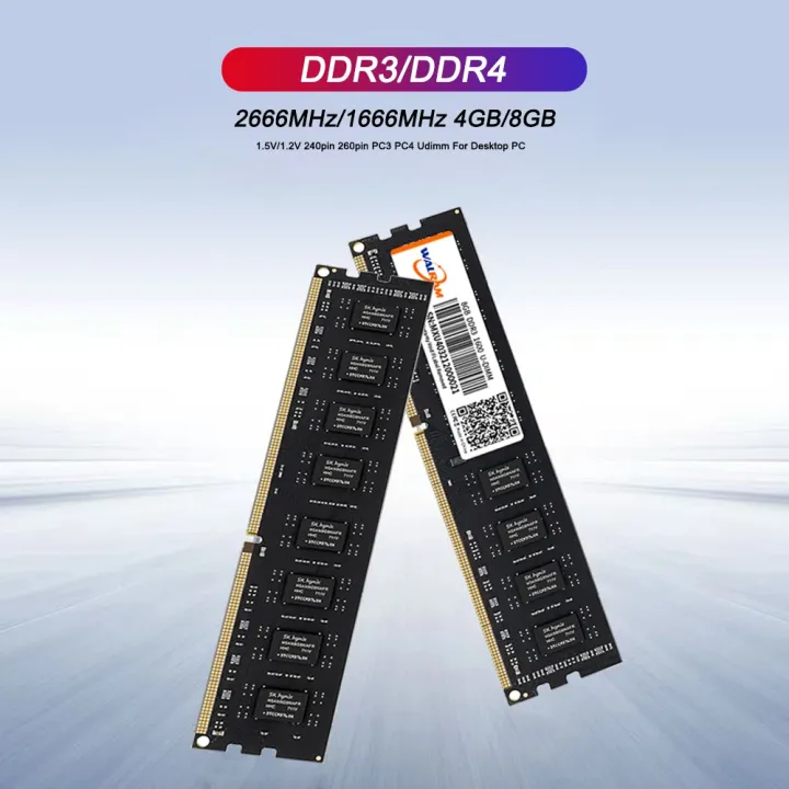 Walram Memoria Ram DDR4 DDR3 8GB 16GB 32GB 4GB 1600MHz 2400Mhz 2666MHz 1333MHz Udimm Memory DDR ...