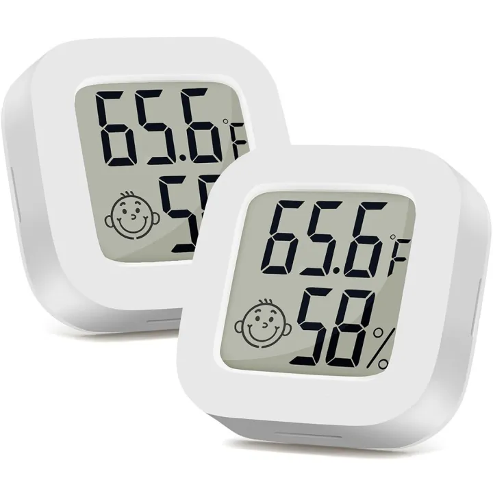 Mini Indoor Thermometer Humidity Gauge Meter Digital Hygrometer Room ...