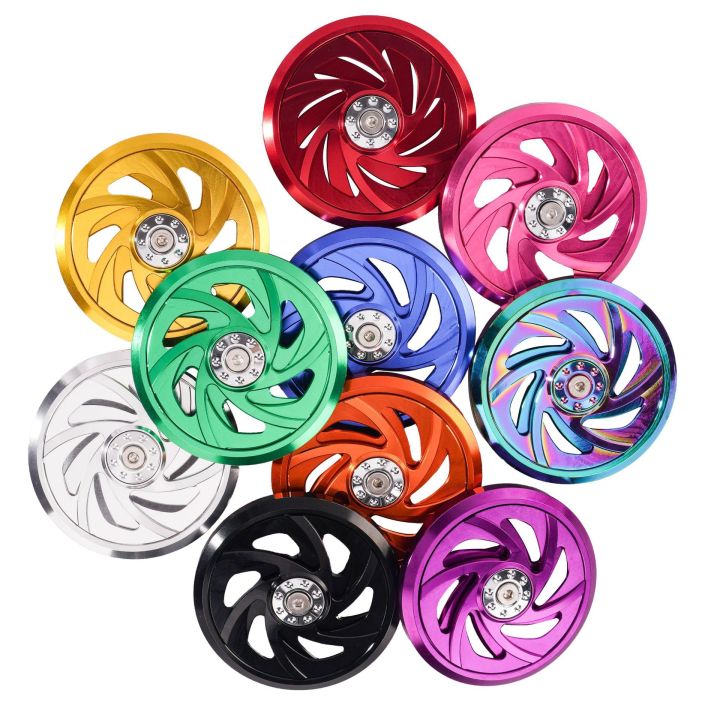 Universal Motorcycle Rotating Cooling Fan Cover CNC Engine Protector ...