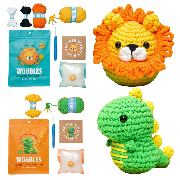 Multifunction Crochet Stuffed Animal Kit With Crochet Hooks Handmade ...