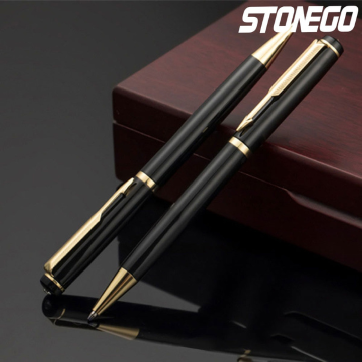STONEGO Capless Metal Chrome Twist Ballpoint Pen , Elegant Signature ...