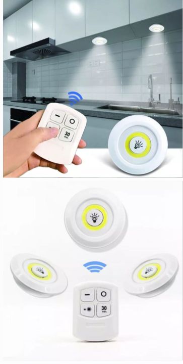 pack of 3 Remote Control Led Light. Cabinet Lights. Kitchen Cabinet ...