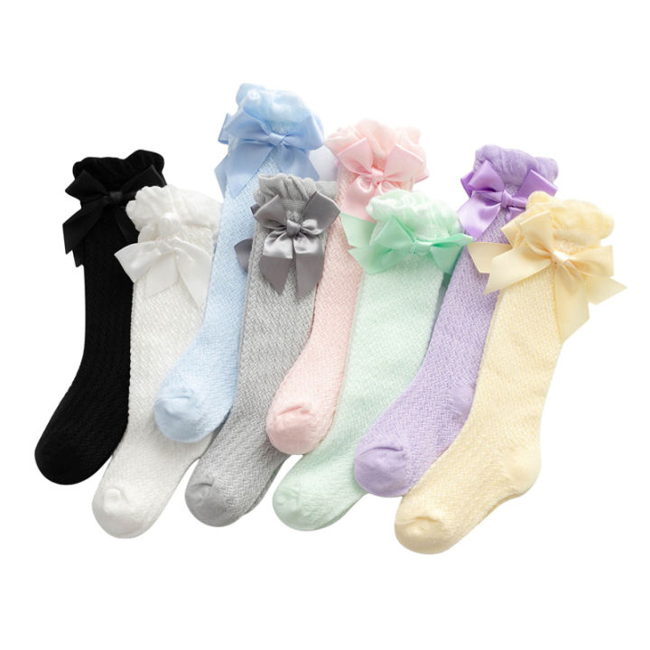 Girl Long Tube Socks Princess Children's Knee High-quality Warm Dance ...