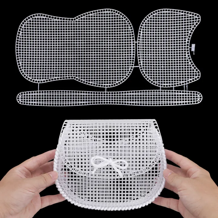 5pc DIY Grid Pieces Template Materials for Crocheting Bag, Hand ...