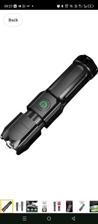 Rechargeable LED Flashlights,Super Bright Flashlight, 3 Modes ...