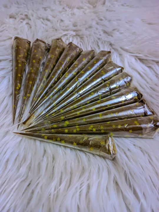Customize Hina Mehndi cones for Mehndi plate 20 pieces | Daraz.pk