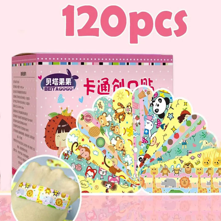 10-240pc Cartoon Pattern Waterproof Hemostasis Band Aid Stickers for ...