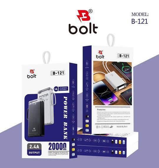 Bolt PowerBank B151/B155- 120W PD Fast Charging, 20,000mAh Capacity ...