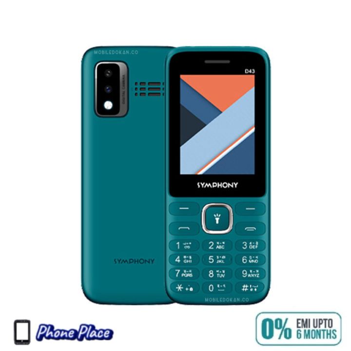 symphony D43 Dual SIM Feature Phone | Daraz.com.bd