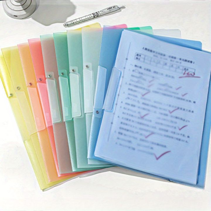 Durable Waterproof Colorful File Folder Convenient Rotating Side Open ...