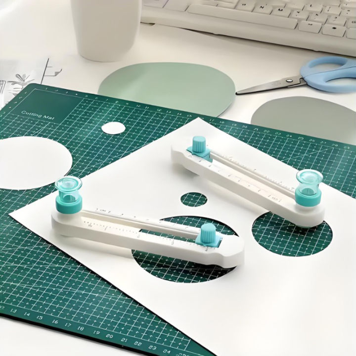 Circular Paper Cutter Rotary Circle Cutter Multi-functional Adjustable ...