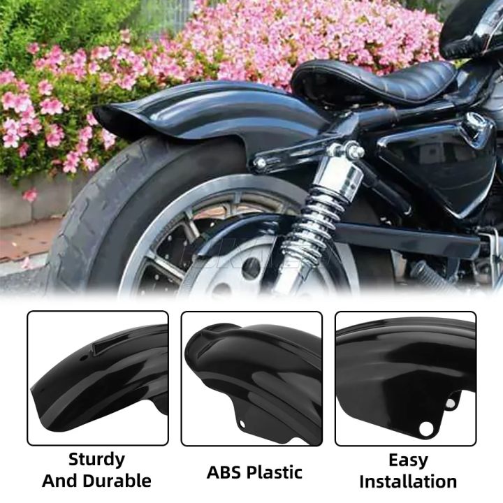 Motorcycle Short Fender Universal Black Rear Motocross Accessories For ...