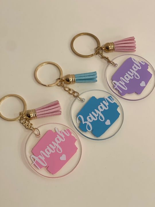 Acrylic Keychain Customised Name | Daraz.pk