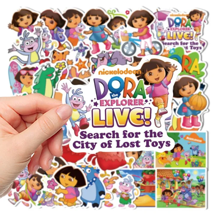 25 pcs Dora cartoon unique and aesthetic stickers for kids toys , phone ...