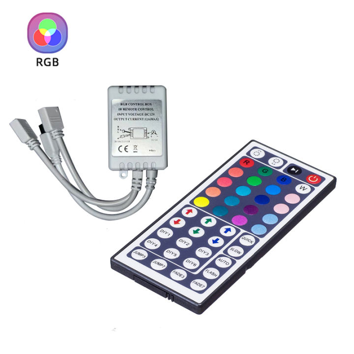 RGB Controler 12V 4 Pin Dimmable DC RGB Led Controller Remote 12V RGB ...