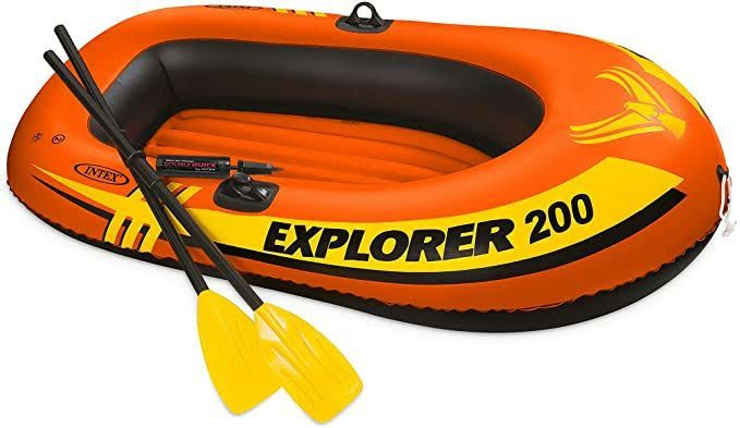 Intex explorer 200 inflatable boat for 2 person | Daraz.com.bd