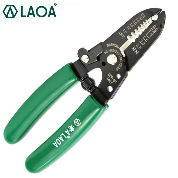 LAOA 7inch Wire Stripping Pliers Multifunction Cable Stripping Tools ...