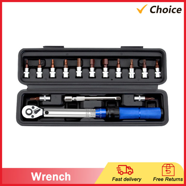 16PCS Torque Wrench High Precise Torque Preset Wrenches 2-24N.m Torque Adjustable 1/4inch ...