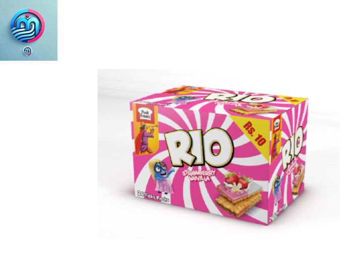 Peak freans Rio Strawberry flavor biscuits 24pcs pack | Daraz.pk