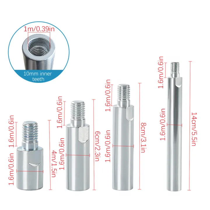 Angle Grinder Adapter Rod Extension Rod M10 Thread Polishing Machine ...