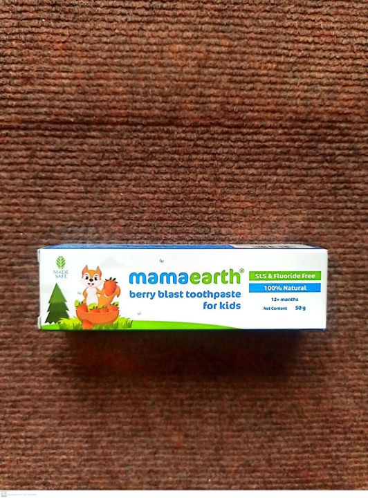 mamaearth Berry Blast Toothpaste for 12+months kids - 50gm | Daraz.com.np