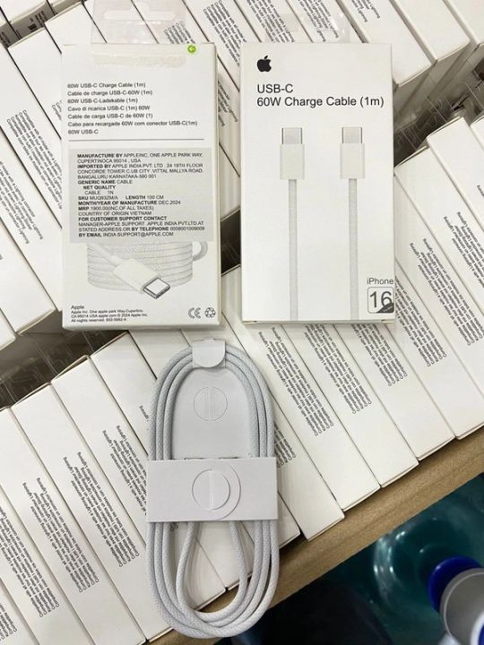 Original iPhone 17 Pro Max Charging Cable Fast Charge Type-C to ...