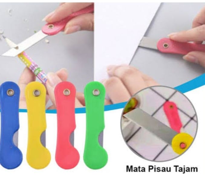 4 Pcs Pencil Knife, Stainless Steel Multi Utility Knife Mini Paper ...