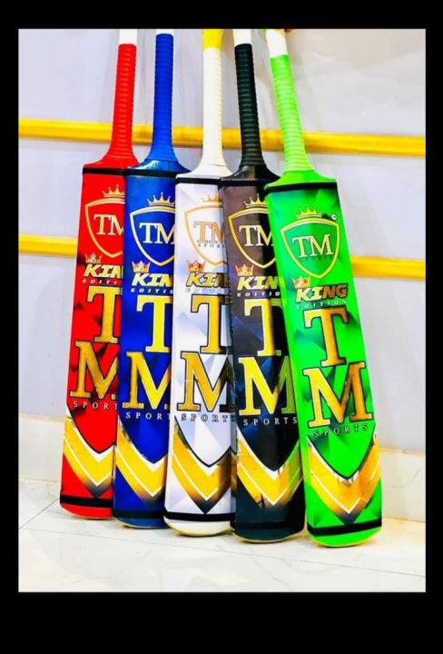 CRICKET TAPE BALL BAT ORIGINAL COCONUT WOOD TM KING | Daraz.pk