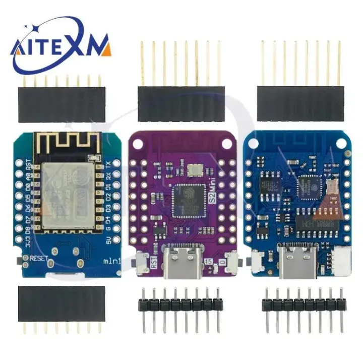 ESP32 S2 Mini / ESP8266 D1 Mini Board CH340 / ESP32-S2FN4R2 4MB FLASH ...