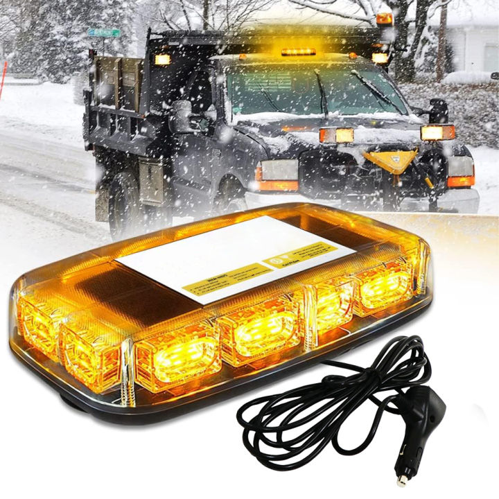 72 LED Beacon Lighting Rooftop Flash Warning Strobe Light Emergency ...